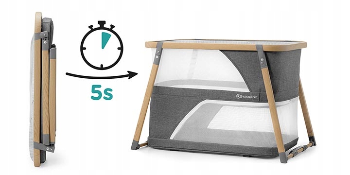 Kelioninė lovytė su maniežo funkcija Kinderkraft - KidsPlay